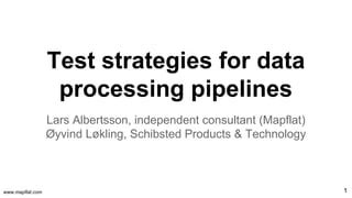 Test Strategies For Data Processing Pipelines PDF