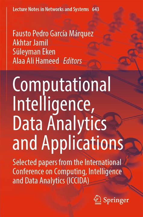 Buy Computational Intelligence Data Analytics And Applications
