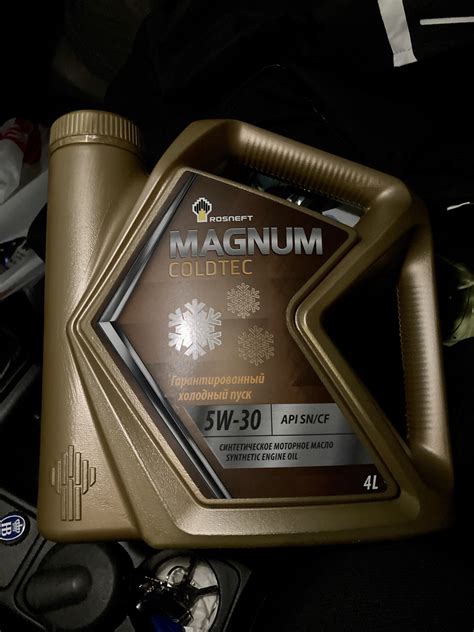 Роснефть MAGNUM 5w30 — Mitsubishi L200 (4G), 2,5 л, 2012 года ...