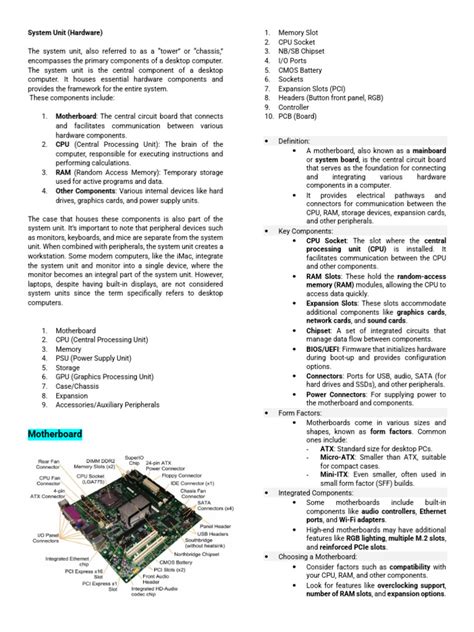 system unit pdf