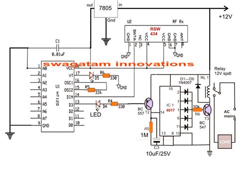 Rf Module 433mhz Circuit Diagram 433mhz Rf Receiver Pinout