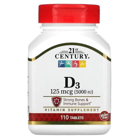 21st Century Vitamin D3 125 Mcg 5000 Iu 110 Tablets Tiktok Shop