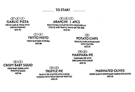 Menu At Moon Slice The Pizza Space Dubai