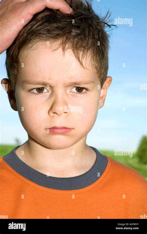 Father Stroking Sons Head Hi Res Stock Photography And Images Alamy