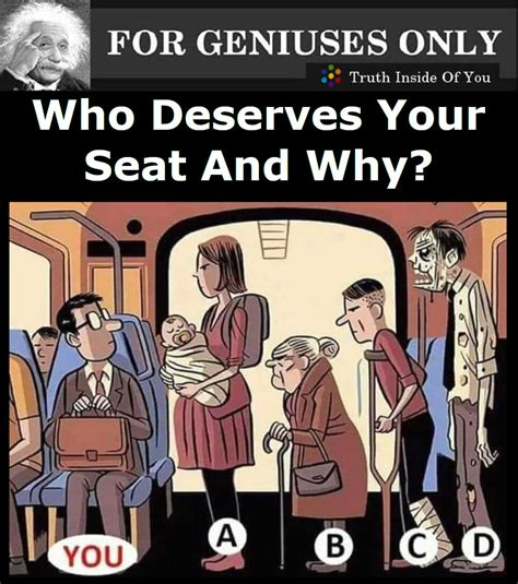 who deserves your seat and why truth inside of you