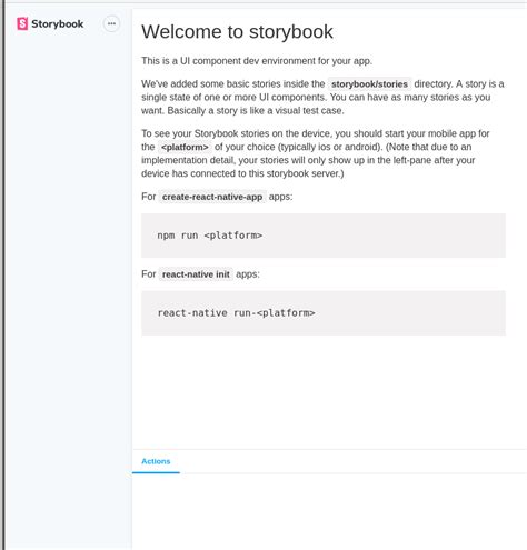 React Native Stories Aren T Displaying In Browser Alpha Issue Storybookjs
