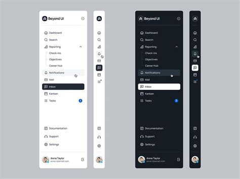 Side Menu Web Application In 2025 App Interface Design Sidebar