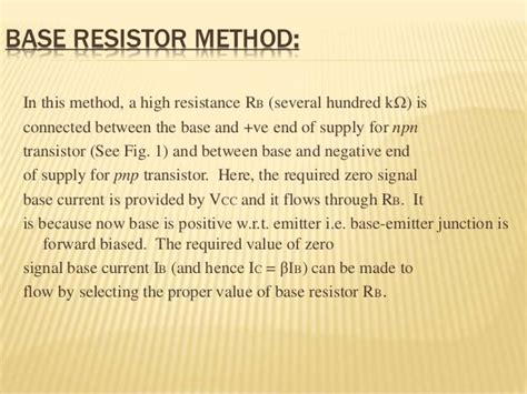 Importance Of Transistor Biasing Retymed