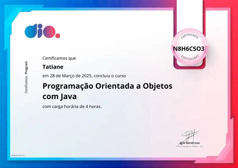 programação orientada a objetos com java tatiane rodrigues alves