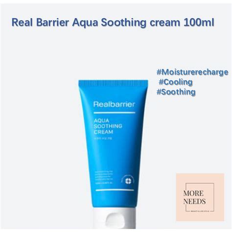 Real Barrier Aqua Soothing Cream 100ml Shopee Philippines