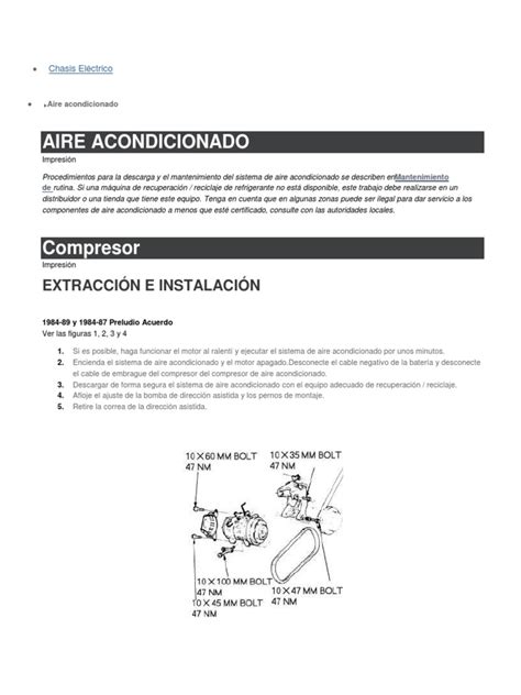 Honda Manual De Taller Chasis Electrico Honda Accord 1993 A 1997