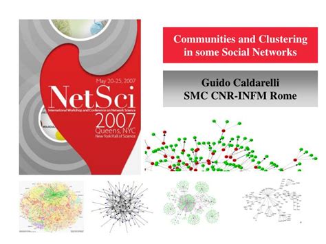 ppt communities and clustering in some social networks powerpoint presentation id 1717846