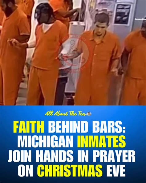 Powerful Moment Behind Bars 🙏🏽 On Christmas Eve Inmates Inside A