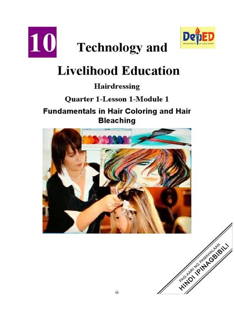 q1 lesson 1 module 1 fundamentals of hair coloring and bleaching final