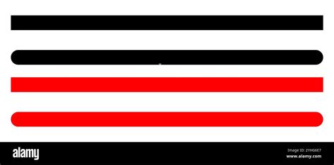 Thin Straight Line Stripe Series Thin Line Isolated On White Background Stock Vector Image