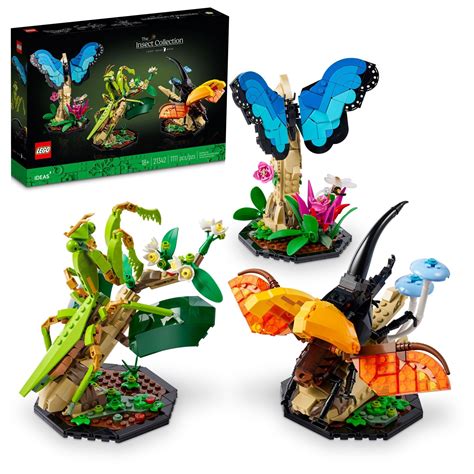 Lego Ideas The Insect Collection Collectible Model Building Kit For Adults Ages 18 Display