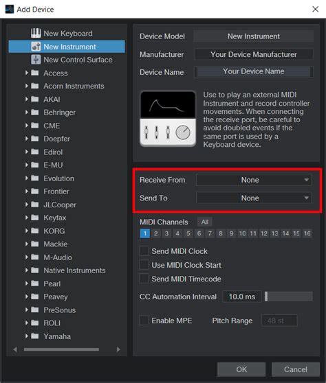 Studio One How Do I Setup A MIDI Hardware Keyboard Synthesizer In