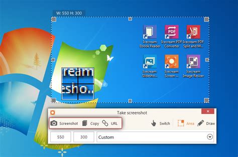Take A Screenshot Of Selected Area With Screenshot Maker Icecream Apps