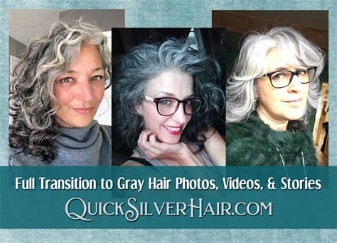 18 Before And After Transitions To Gray Hair Photos Videos And Stories