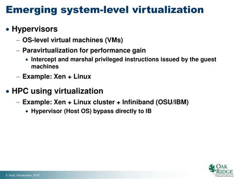 Ppt System Level Virtualization And Oscar V Powerpoint Presentation
