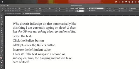 Solved Issues With Indentation In Bullets And Numbering Adobe