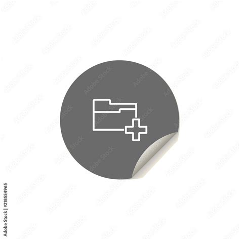 Adding A Folder Icon Element Of Web Icons For Mobile Concept And Web