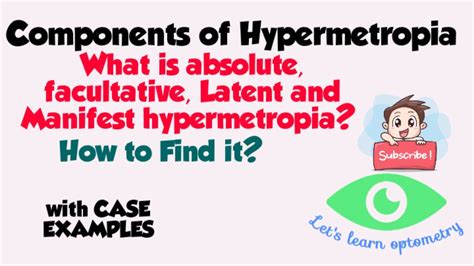 Components Of Hypermetropia Youtube