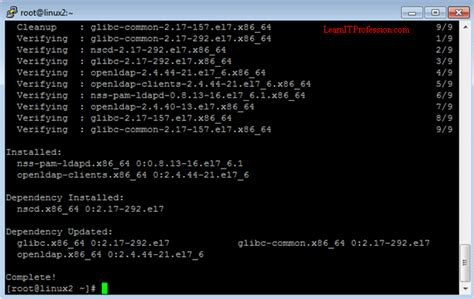 authenticate centos 7 client machine from openldap server