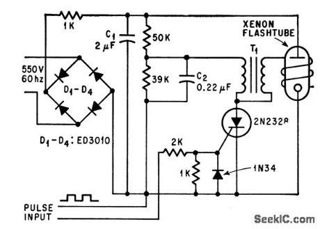 LOW COST STROBE Basic Circuit Circuit Diagram SeekIC Com