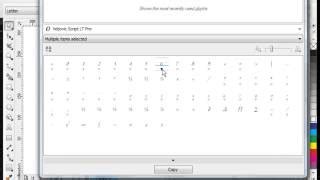 Coreldraw Graphics Suite X Update Inserting Special Characters Symbols And Glyphs Coreldraw