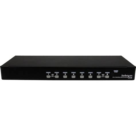 StarTech Com Port U Rackmount USB PS KVM Switch With OSD Port U Rack Mountable