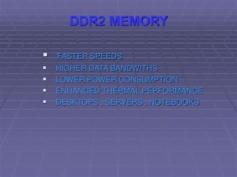 PPT DDR MEMORY PowerPoint Presentation Free Download ID