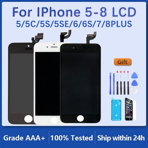 Lcd Display For Iphone 5 5c 5s Se 6 6s 7 8 Plus Touch Screen