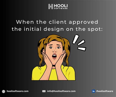 When The Client Rarely Gives The First Design A Thumbs Up Its A Winning Moment For Our