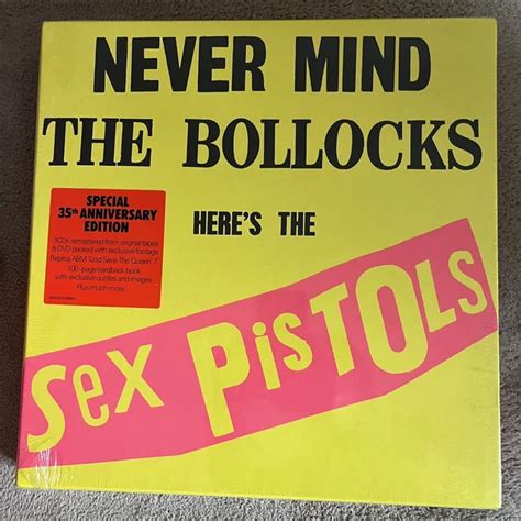 Sex Pistols Andnever Mind The Bollocks Heres The Sex Pistols 35th Anniv Box New Eur 299 99
