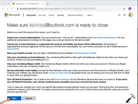 How To Deactivate Your Microsoft Account