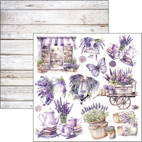Ciao Bella Cbqe074 Morning In Provence Fussy Cut Pad 6x6 24pkg