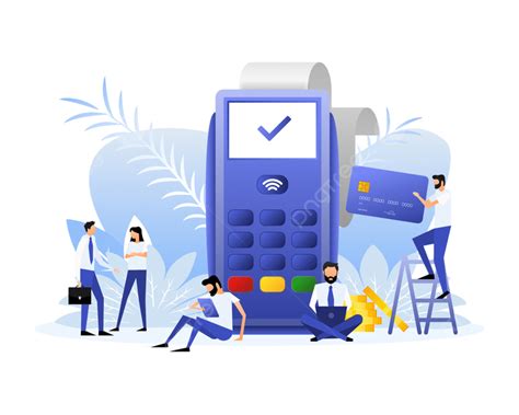 흰색 배경에 Pos 터미널 및 스마트폰 지불 검사 목적 Png 일러스트 및 벡터 에 대한 무료 다운로드 Pngtree
