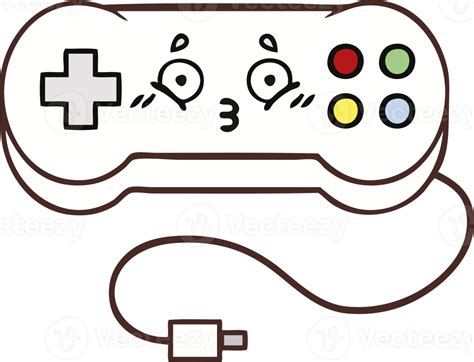 Cute Cartoon Game Controller 36450823 Png