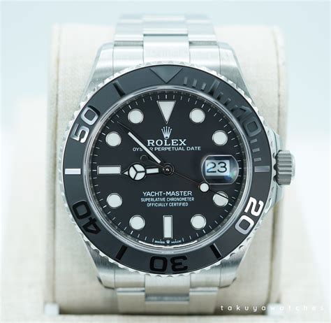 Rolex 226627 Yachtmaster 42 Rlx Titanium Ceramic Bezel Warranty Full
