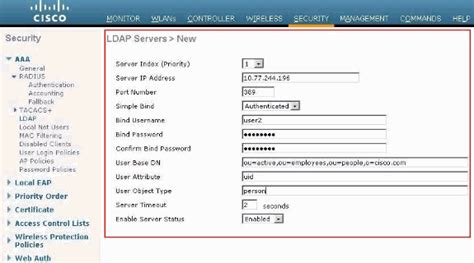 配置外部无线局域网控制器web身份验证 Cisco