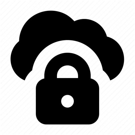 Cloud Computing Padlock Cloudy Weather Icon Download On Iconfinder