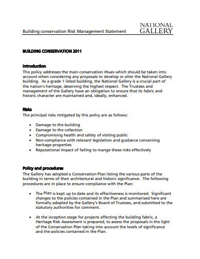 6 Risk Management Plan For Building Examples To Download