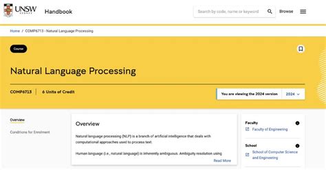 Aditya Joshi On Linkedin Unsw Computer Science And Engineering Will Offer A New Ugpg Course