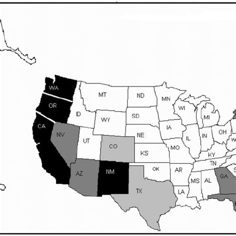 State Level Concentration Of Same Sex Couples In The Usa 2000 25