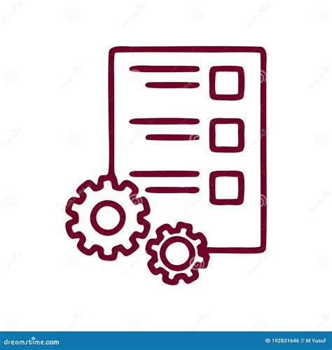 Work Plan Outline Icon Thin Line Concept Element From Productivity Icons Collection Stock