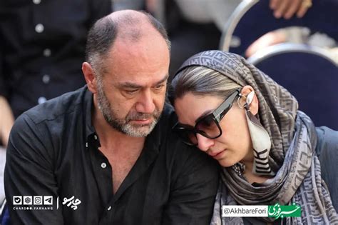 تصویری از فرزندان سعید راد در مراسم تشییع پیکر پدر