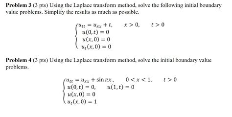 Solved Pde Laplace Transform Help Needed I Really Need To