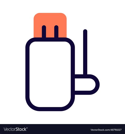 Wireless Usb Used For Transferring Data Royalty Free Vector