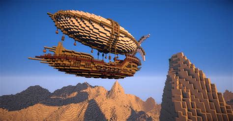 Centurious Class Steampunk Airship Minecraft Map